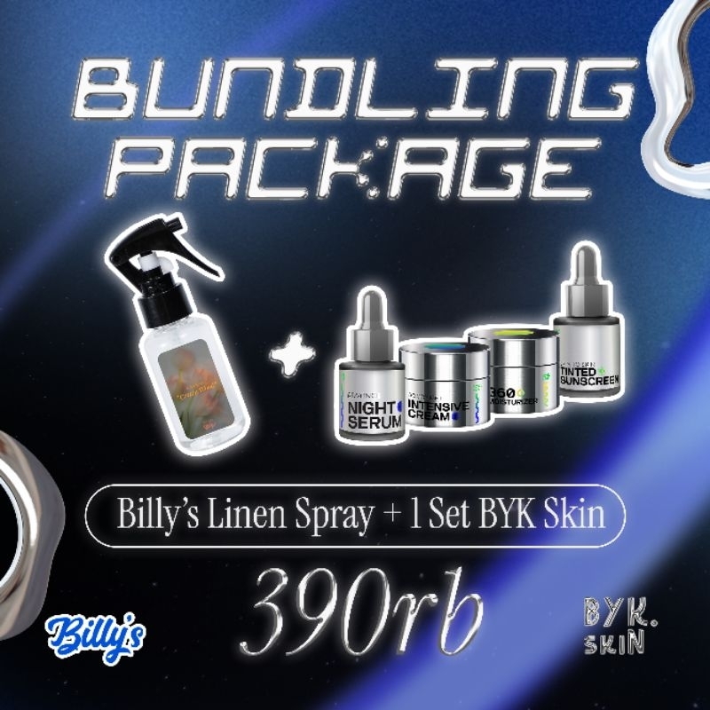 Jual BUNDLING PACKAGE (LINEN SPRAY + 1 SET BYK SKIN) | Shopee Indonesia