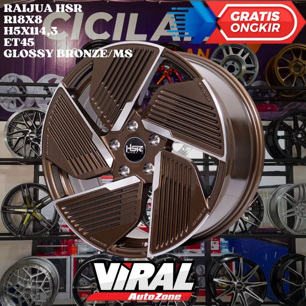 Jual Velg Mobil Ring 18 MURAH HSR RAIJUA R18 BISA UNTUK INNOVA , ALPHARD , ALMAZ , XFORCE ...