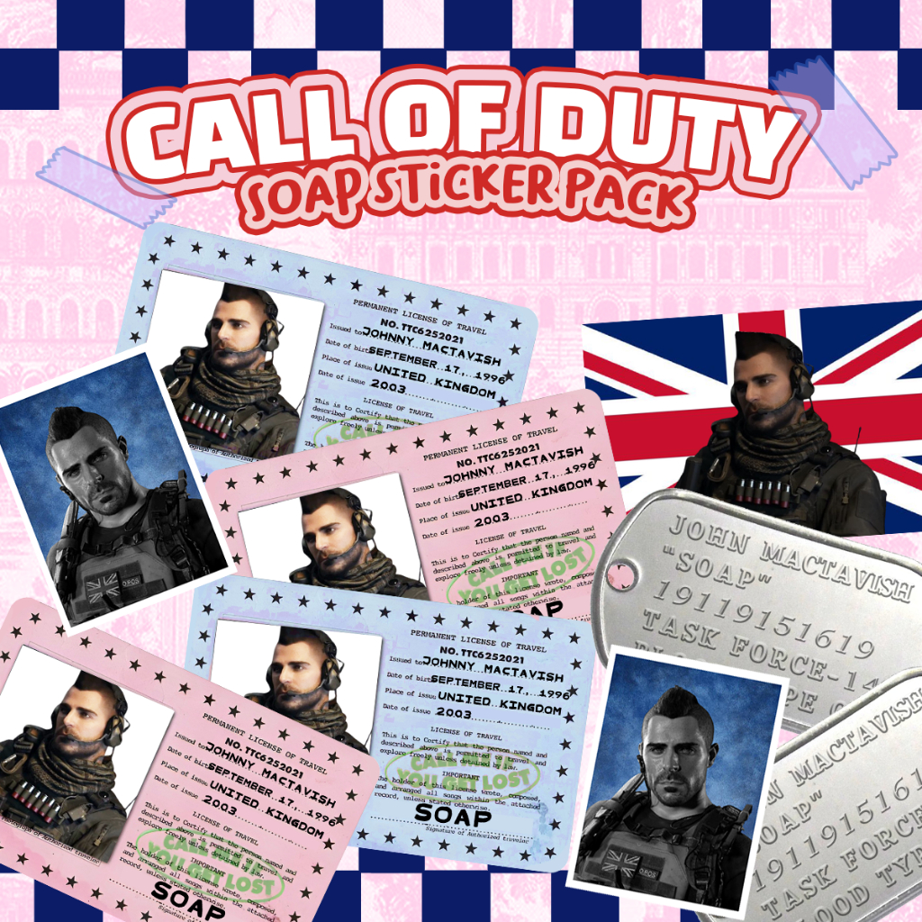Jual SOAP CALL OF DUTY sticker pack | Shopee Indonesia