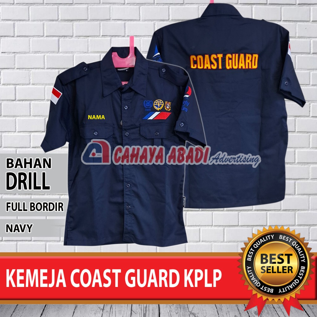 Jual Kemeja KPLP Coast Guard Baju KPLP Coast Guard Seragam Coast Guard ...