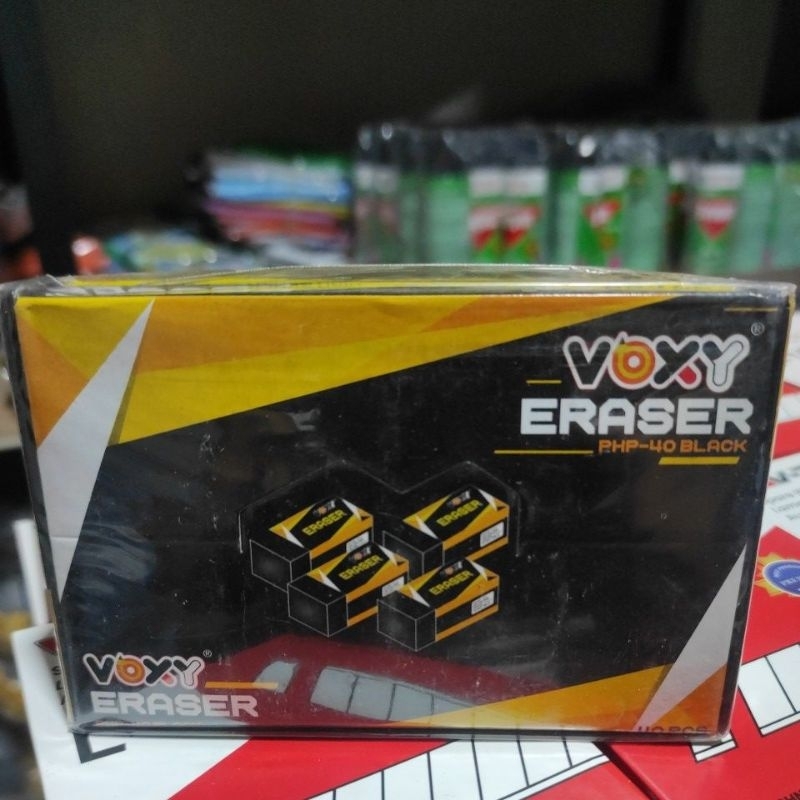 Jual penghapus murah pensil warna hitam per box 40 pcs | Shopee Indonesia