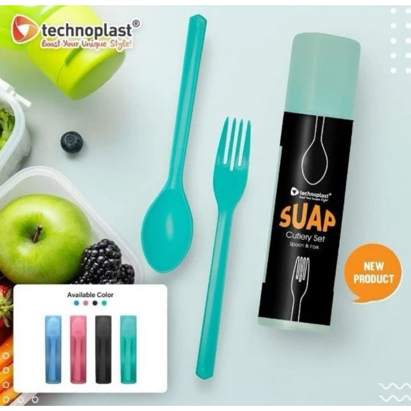 Jual Sendok Garpu Makan Suap Cutlery Set Technoplast | Shopee Indonesia