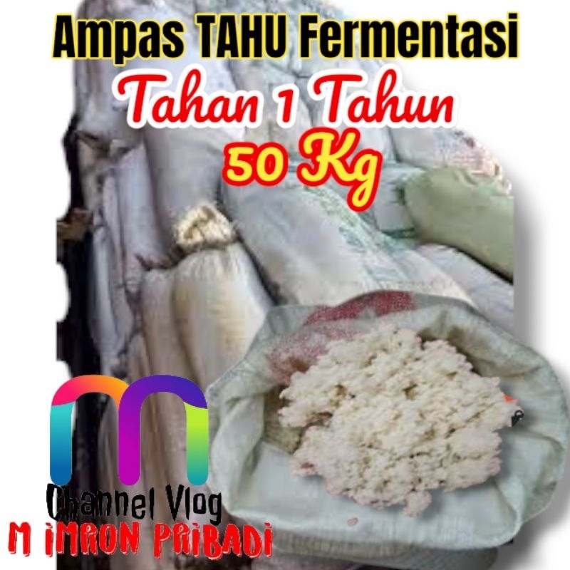 Jual Paket 50 Kg AMPAS TAHU Fresh Langsung Dari Pabrik Fermentasi Garam Cocok Buat Pakan Ternak ...