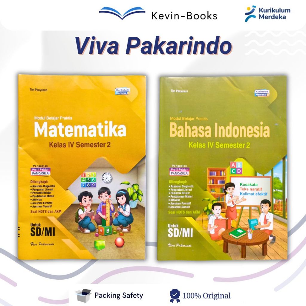 Jual LKS Viva Pakarindo SD/MI Kelas 4 Semester 2 Kurikulum Merdeka 2024 | Shopee Indonesia