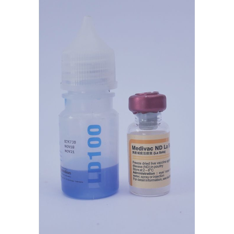 Jual medivac ND lasota 100 dosis vaksin ayam aktif produk medion ...