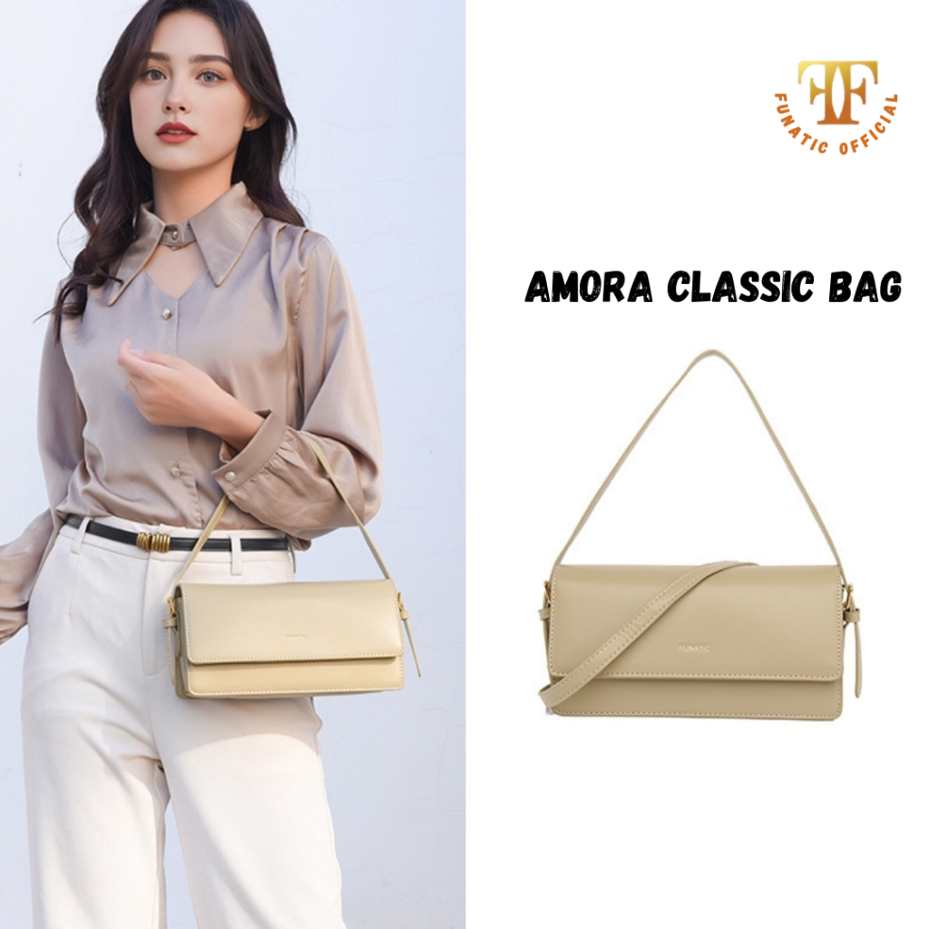 Jual [Amora Classic Shoulder Bag] Tas Selempang Wanita Bisa Slingbag Tas Bahu Kondangan 3 Ruang ...