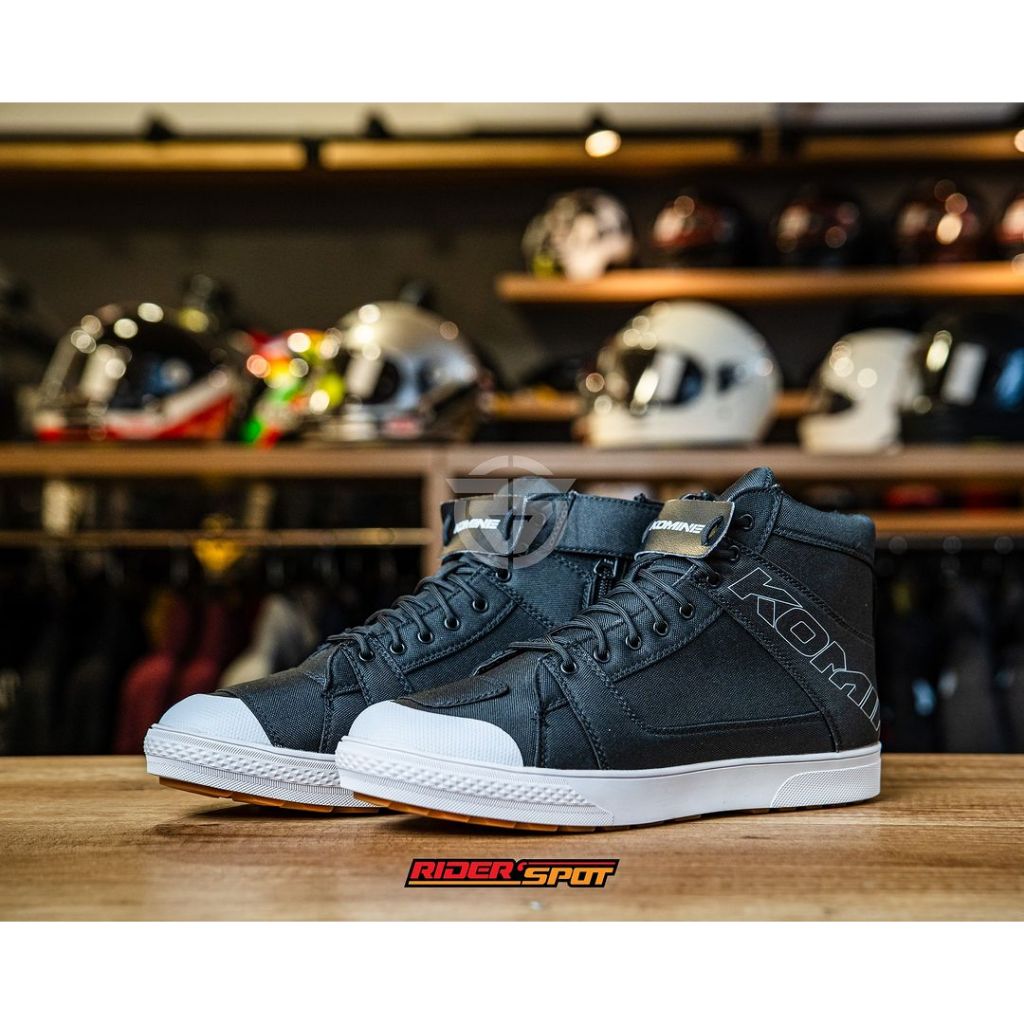 Jual Sepatu Komine BK-101 Waterproof Riding Black Original | Shopee ...