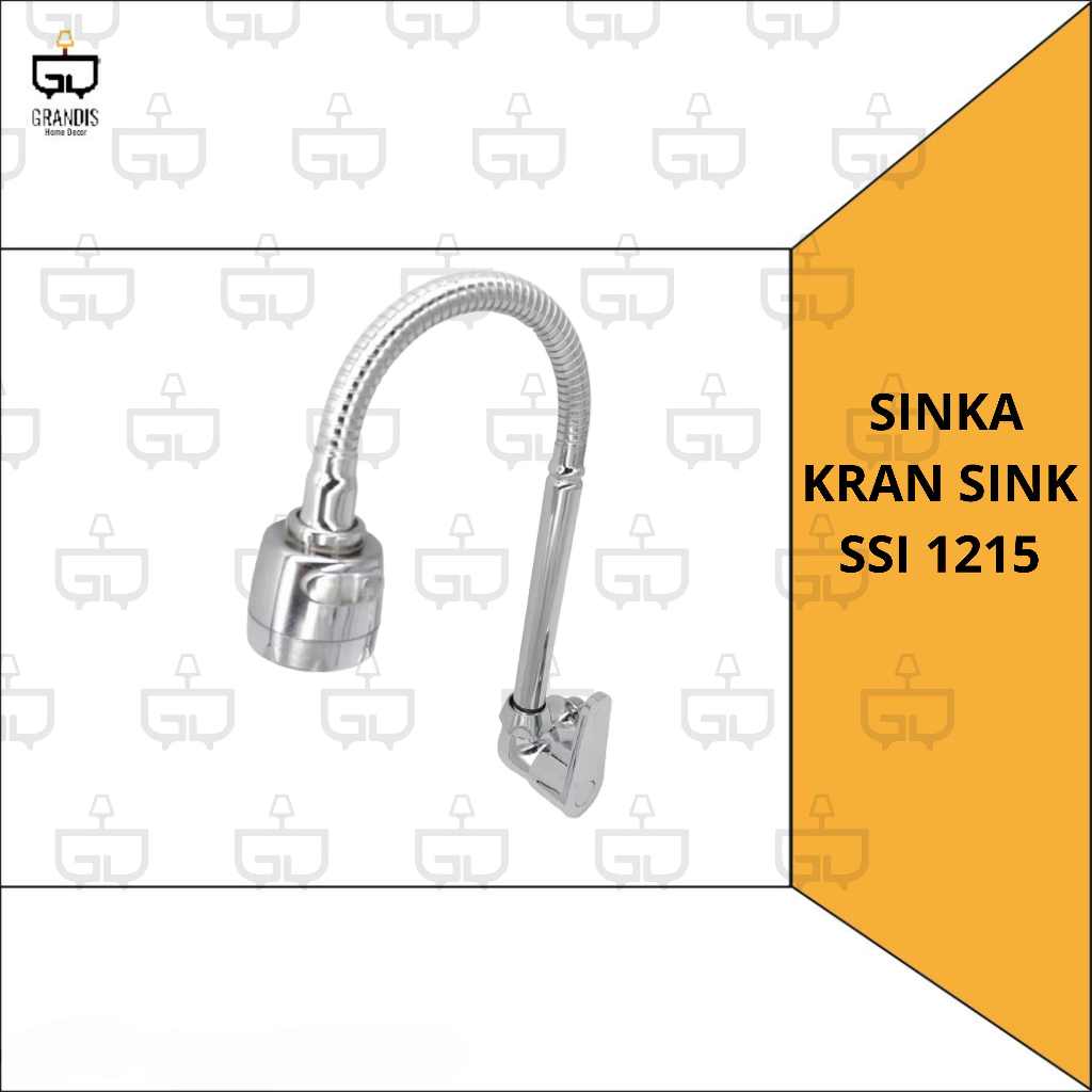 Jual Kran Sink SSI 1215 - Sinka Kran Sink Tembok Warna Chrome - Keran ...