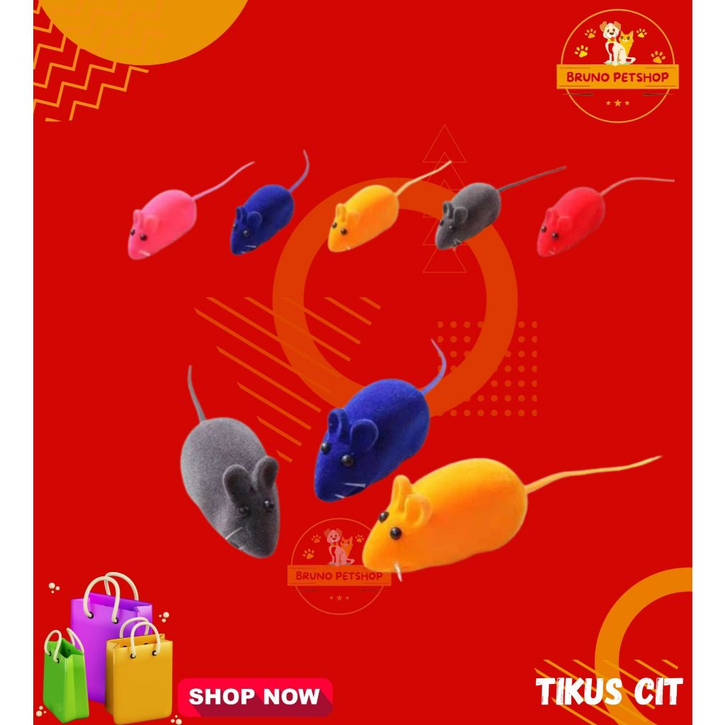 Jual Tikus Mainan Kucing Tikus Mainan Mini | Shopee Indonesia