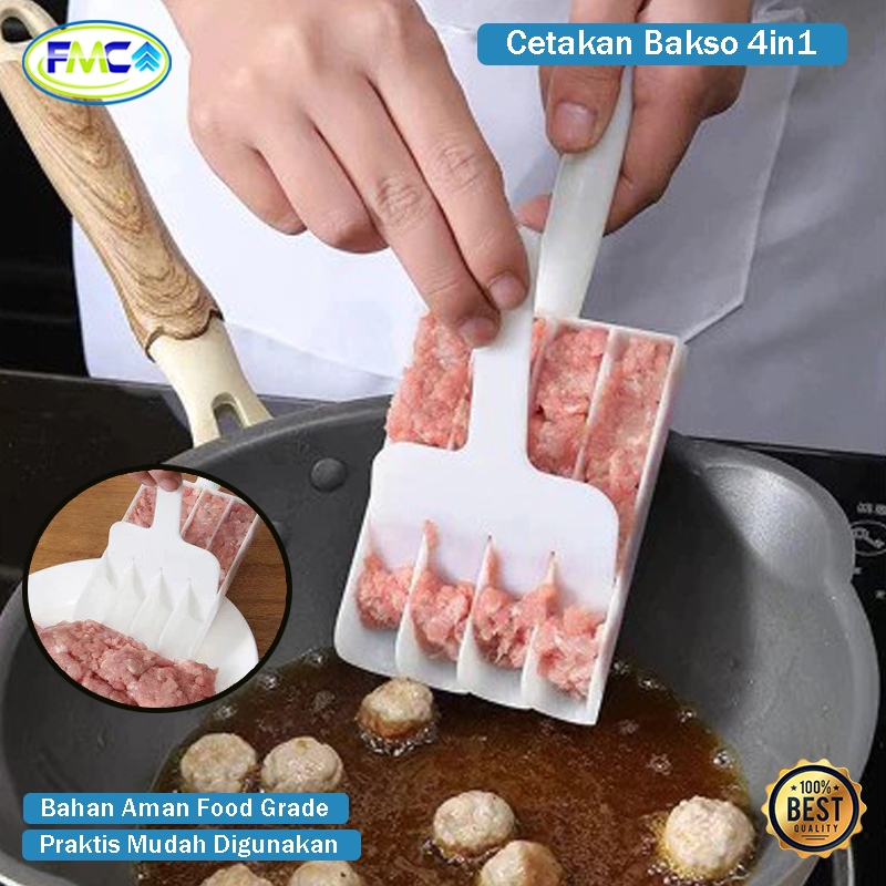 Jual Sendok Pembuat Bakso Alat Cetak Baso Model 4 Baris Tanpa Bau Alat ...