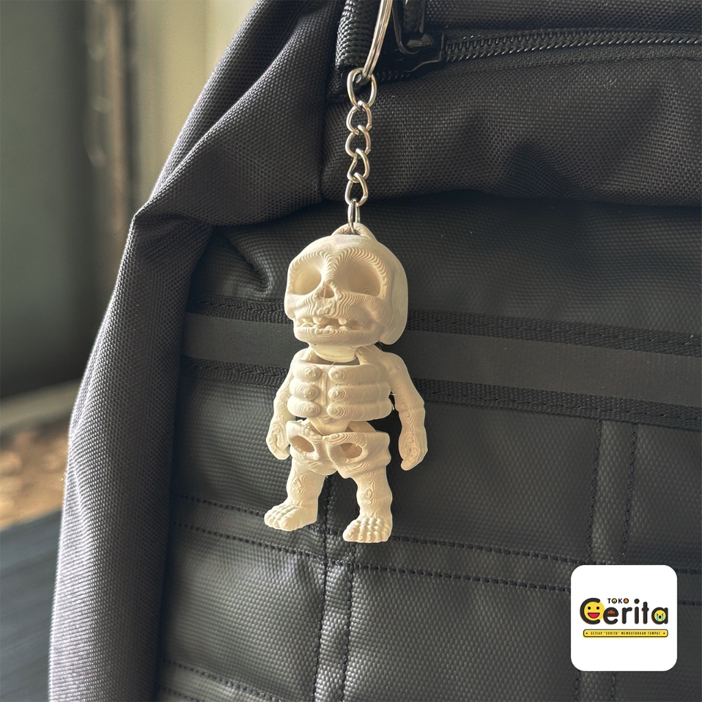 Jual Gantungan Kunci dan Tas Fidget Toy Skeleton Tengkorak - Mainan ...