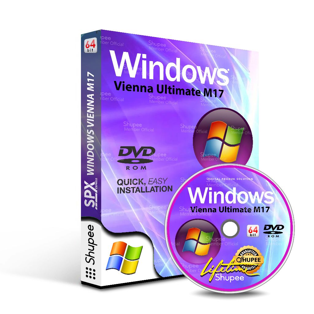 Jual DVD Windows Vienna Ultimate M17 x64 | Shopee Indonesia