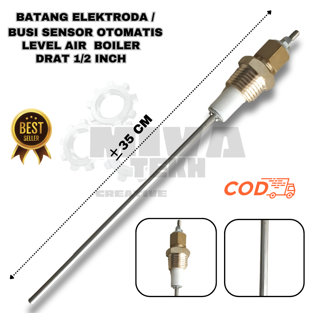 Jual Batang Elektroda Boiler Busi Sensor Otomatis Level Air Tahan Suhu ...