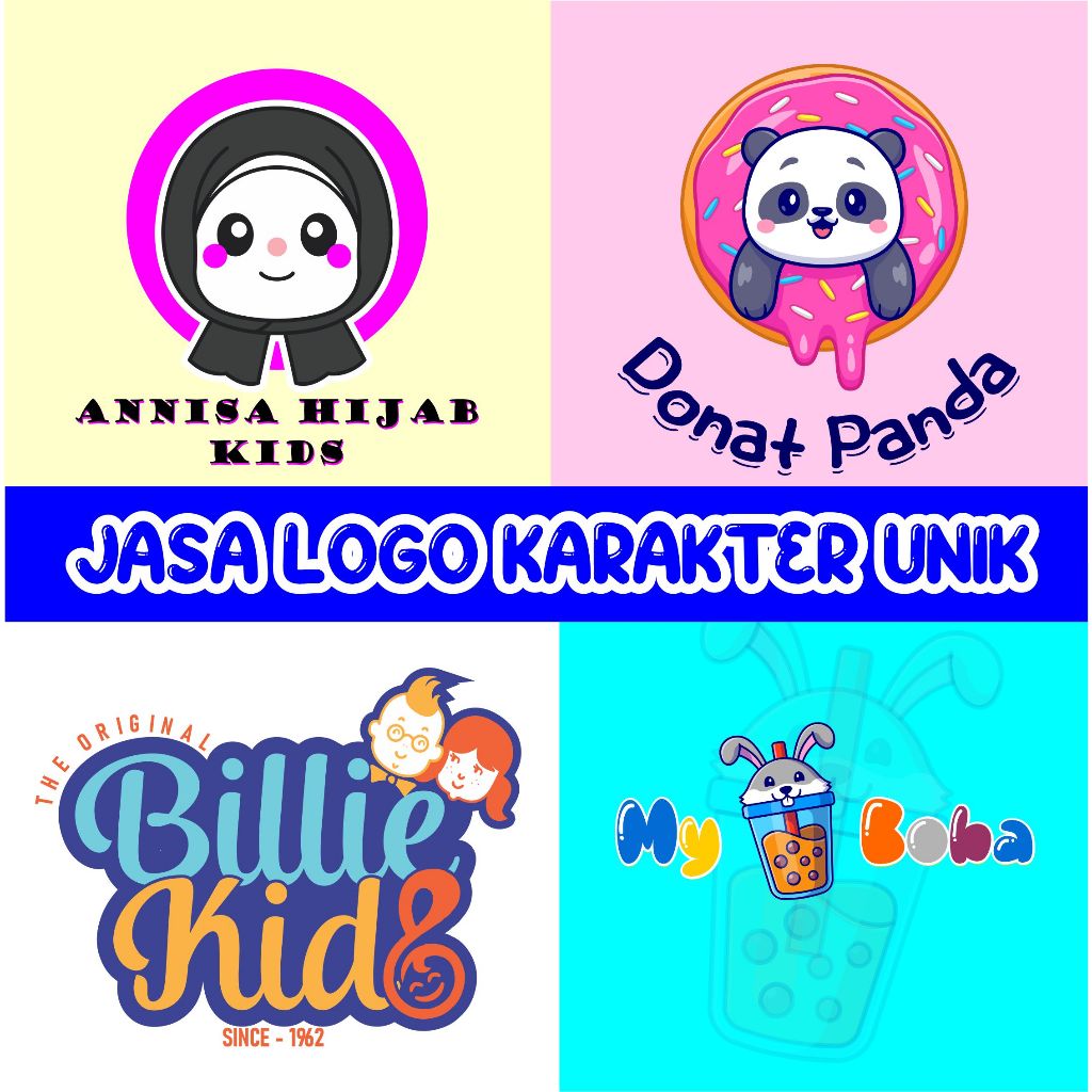 Jual JASA DESAIN LOGO KARAKTER, UNIK DAN LUCU [ TERLARIS DAN TERMURAH ...