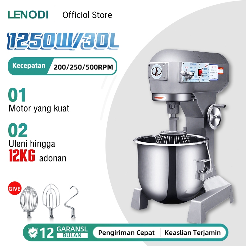 Jual LENODI Mixer Koki Mixer Adonan Otomatis Sepenuhnya Komersial Mixer ...
