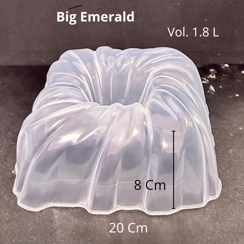 Jual Cetakan Jelly Agar Cetakan Zamrud Besar Puding Es Batu Motif Big ...
