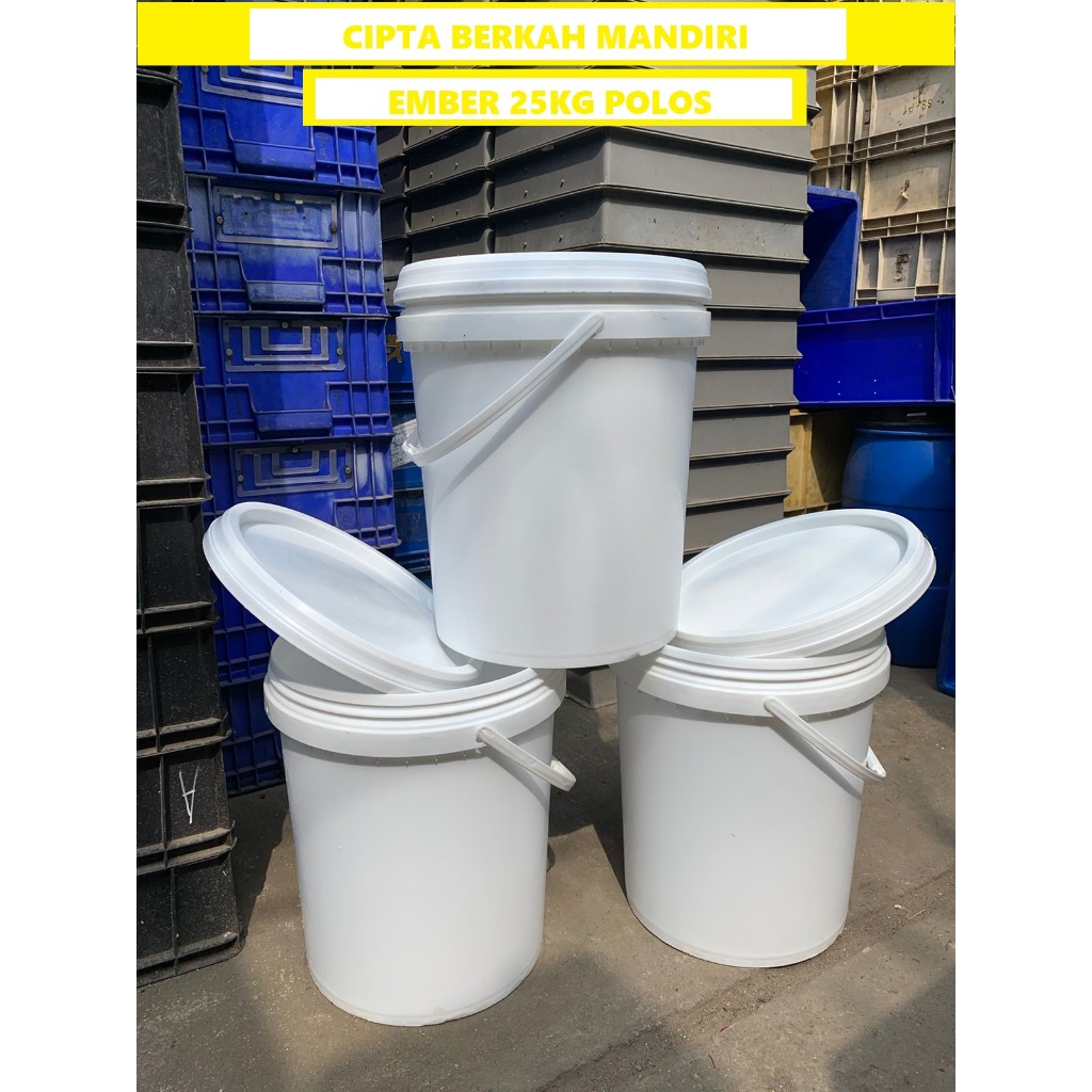 Jual Ember bekas cat 25kg Ember bekas cat 25kg Ember plastik | Shopee ...
