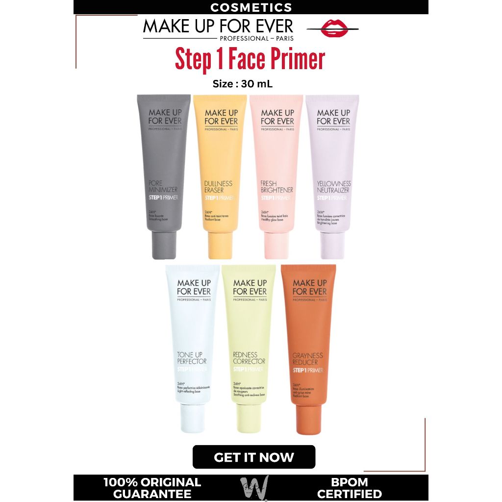 Jual Make Up For Ever Step 1 Face Primer ( Shine Control / Pore ...