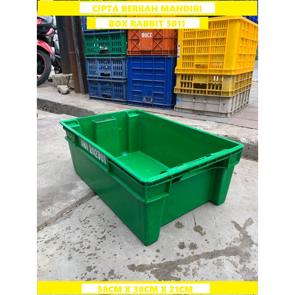 Jual Bak Rapat Container industry Bak Plastik Magot Box Rabbit tipe ...