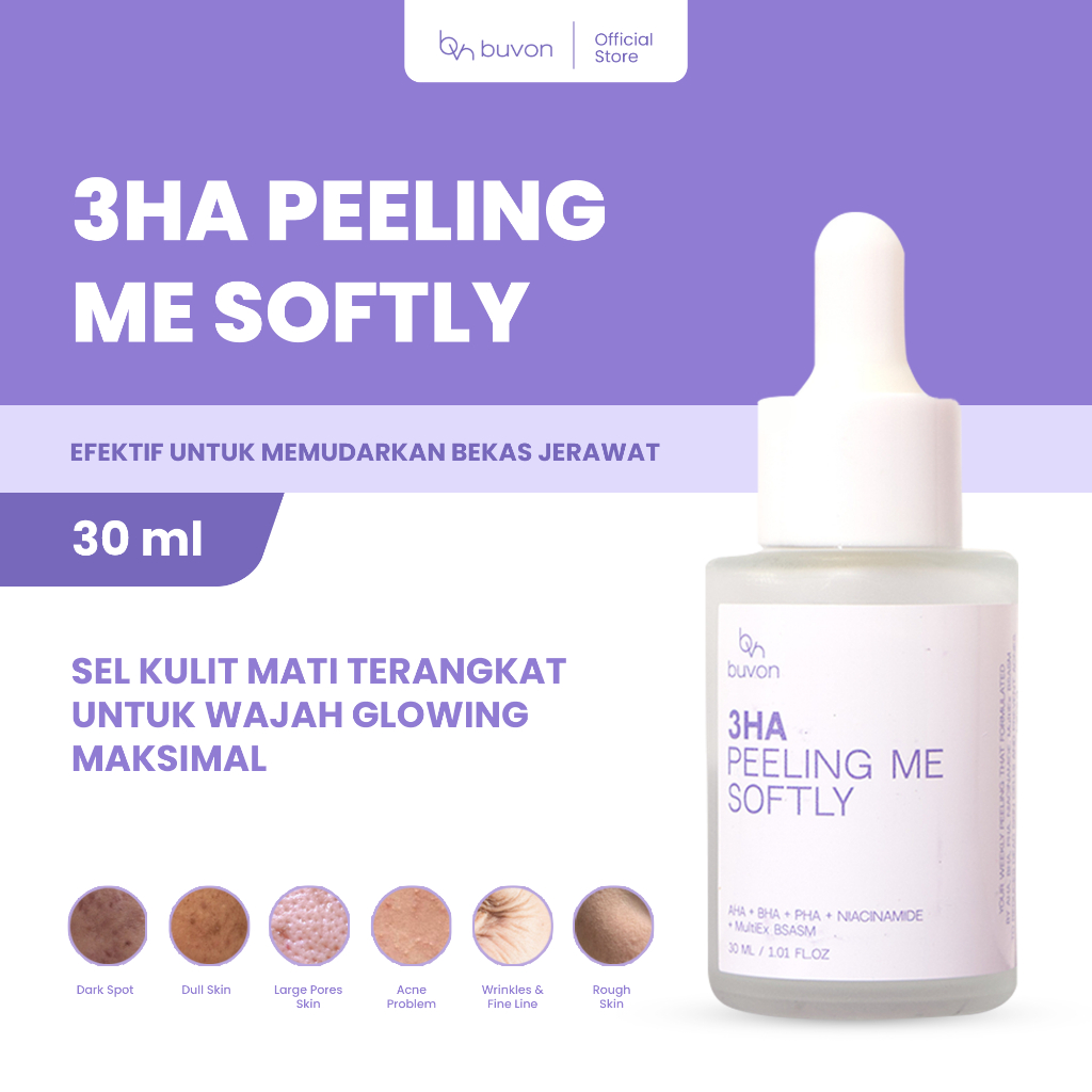 Jual BUVON AHA BHA PHA Peeling Solution - Exfoliating Serum untuk Kulit ...