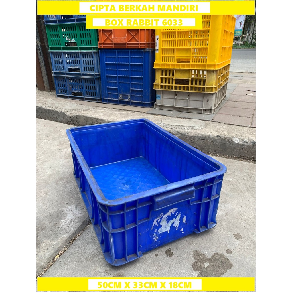 Jual Box Container Box Rabbit tipe 6033/Box industri Rabbit 6033/Kotak ...