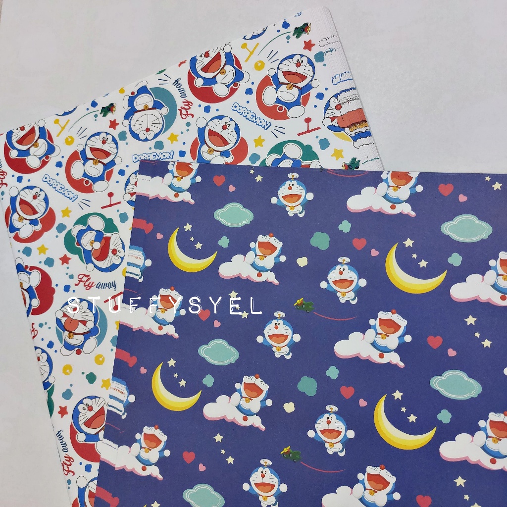 Jual Kertas Kado Doraemon Kertas Kado Sansan Wawa bisa untuk sampul ...
