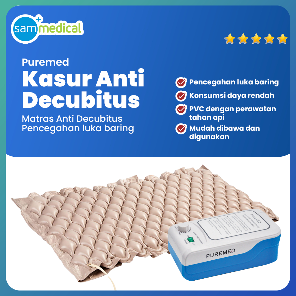 Jual Puremed Kasur Angin Anti Decubitus / Matras Angin Pompa Listrik ...