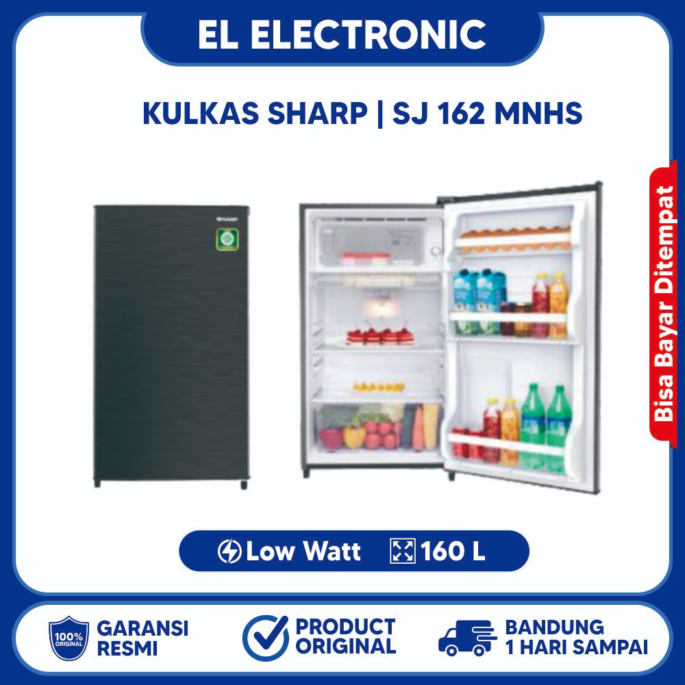 Jual kulkas 1 pintu sharp lemari pendingin sharp tipe sjn 162 | Shopee ...