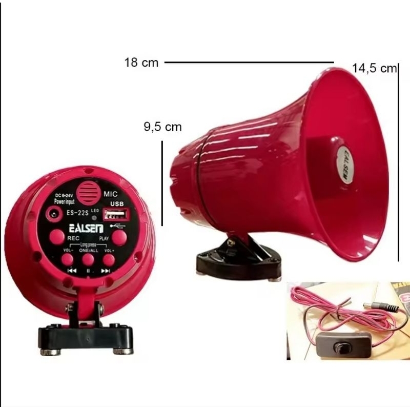 Jual Toa Megaphone Pengeras Suara CA-130HTU Bluetooth Megaphone Toa ...