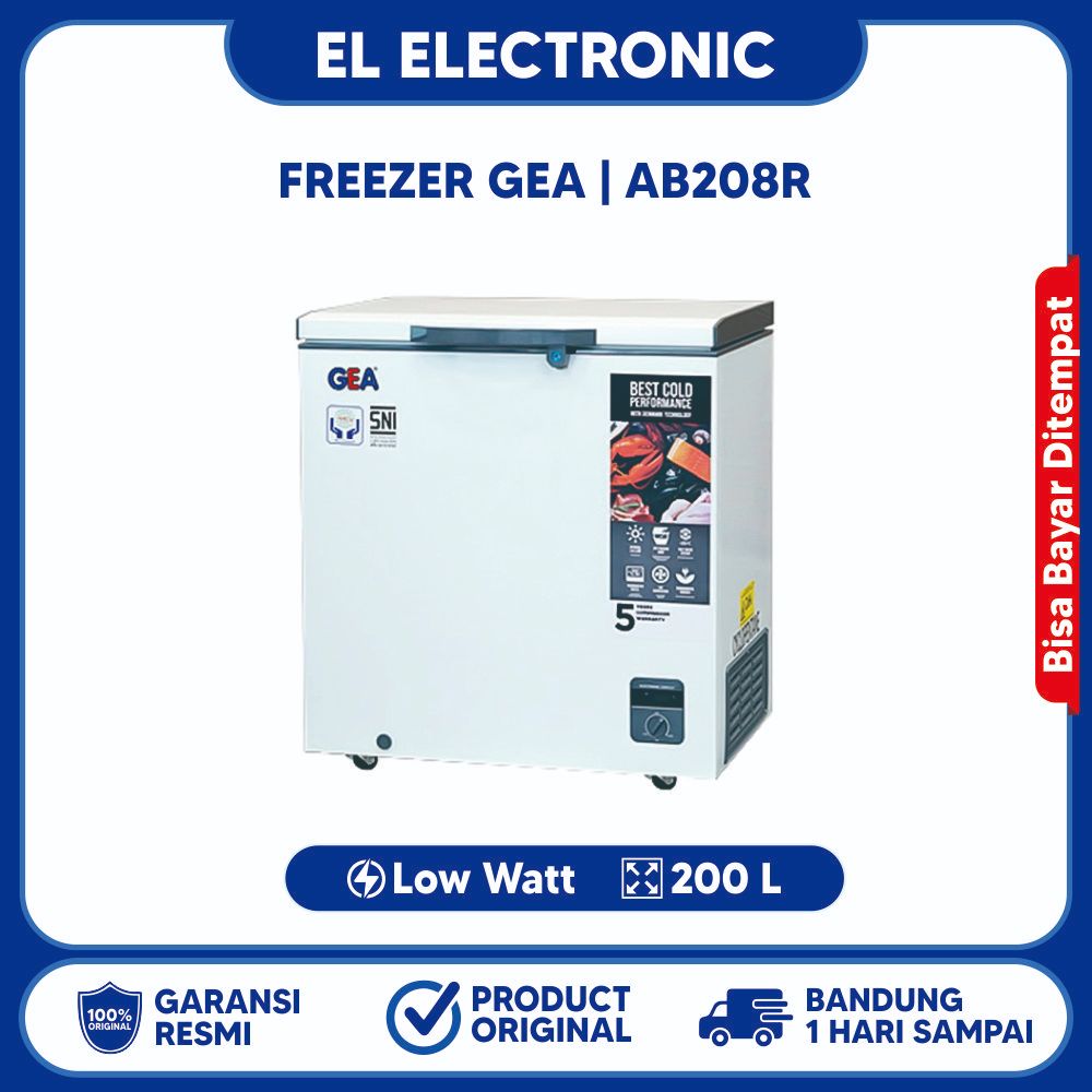 Jual Chest Freezer GEA Type AB 208 R Frozen pembeku | Shopee Indonesia