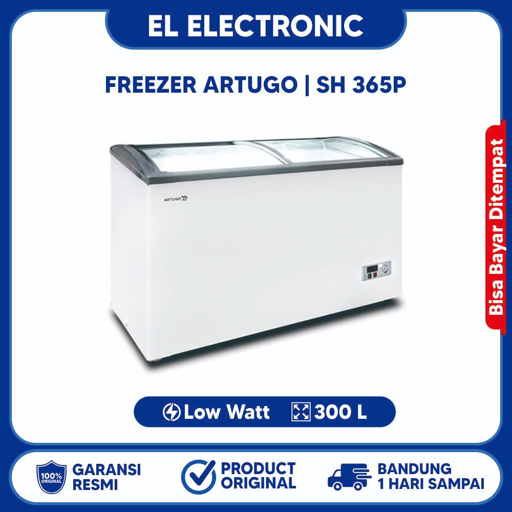 Jual CHEST FREEZER ARTUGO 300Liter Type SH 365P Kaca | Shopee Indonesia
