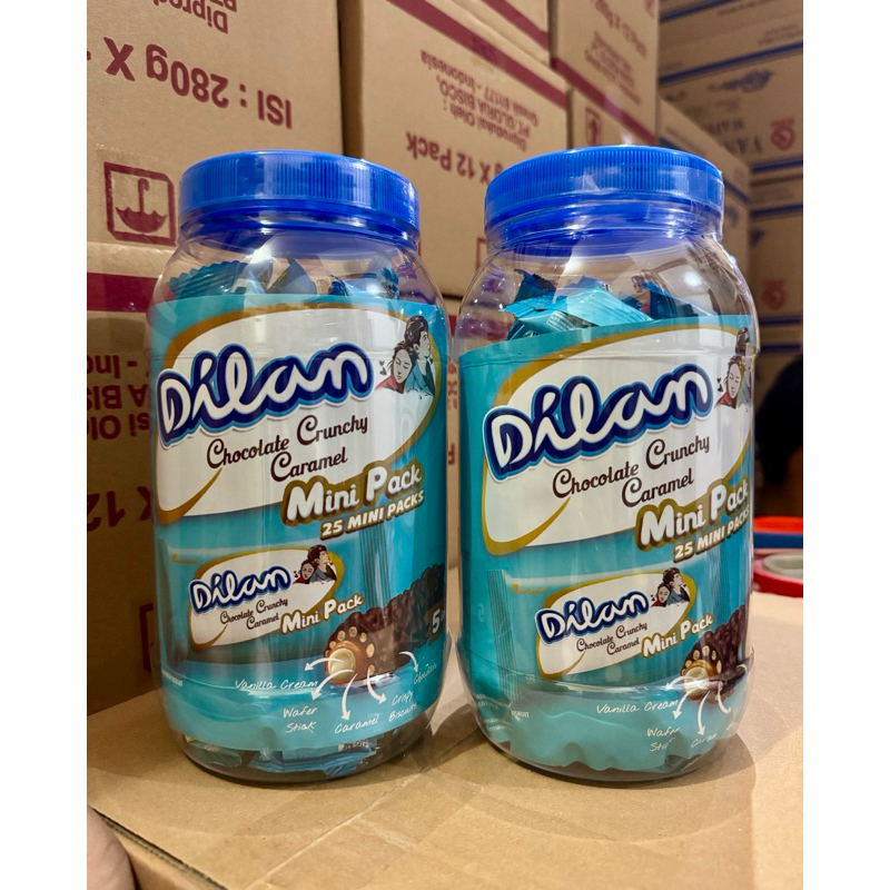 Jual Dilan Toples mini pack isi 25pcs per toples | Shopee Indonesia