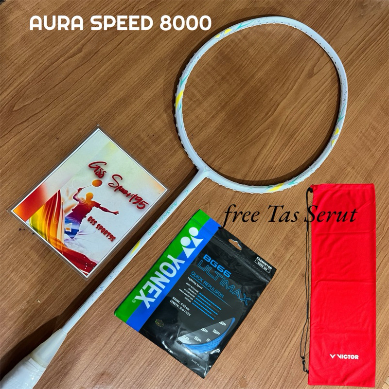 Jual RAKET BADMINTON VICTOR AURA SPEED 8000 | Shopee Indonesia