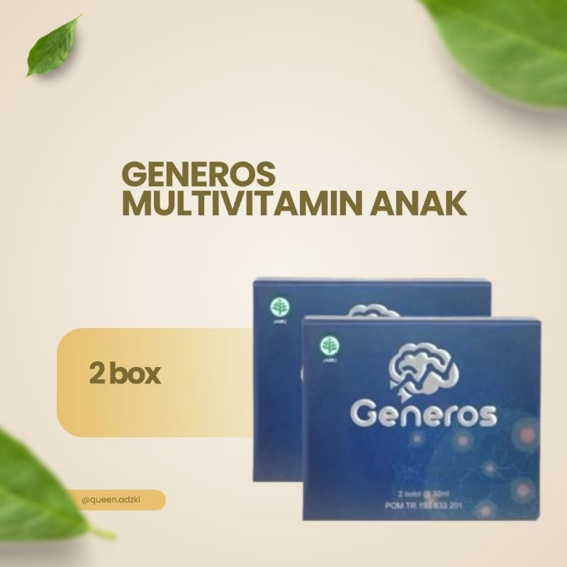 Jual lebih murah - Generos Multivitamin anak 2boks | Shopee Indonesia