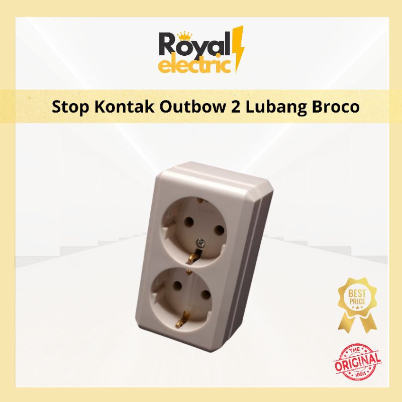 Jual Broco Electrical Standart 15420-11 Double Stop Kontak Outbow ...