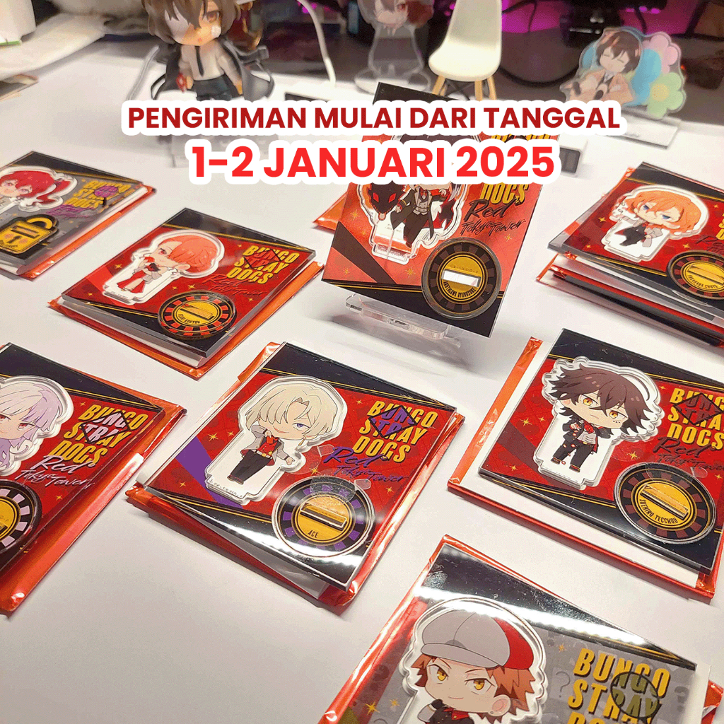 Jual [ OFFICIAL ] BSD Bungo Stray Dogs x RED TOKYO TOWER Trading Mini ...