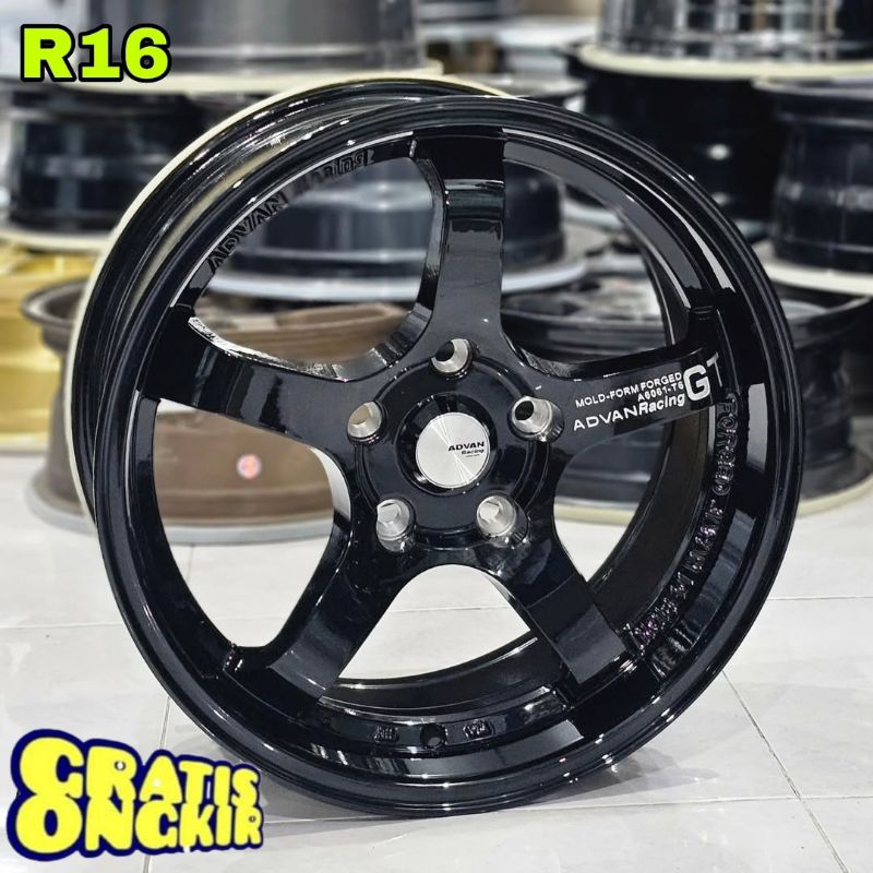 Jual velg mobil r16 ADVAN GT LEBAR 7 ET 38 velg racing ring 16 velg racing mobil import ...