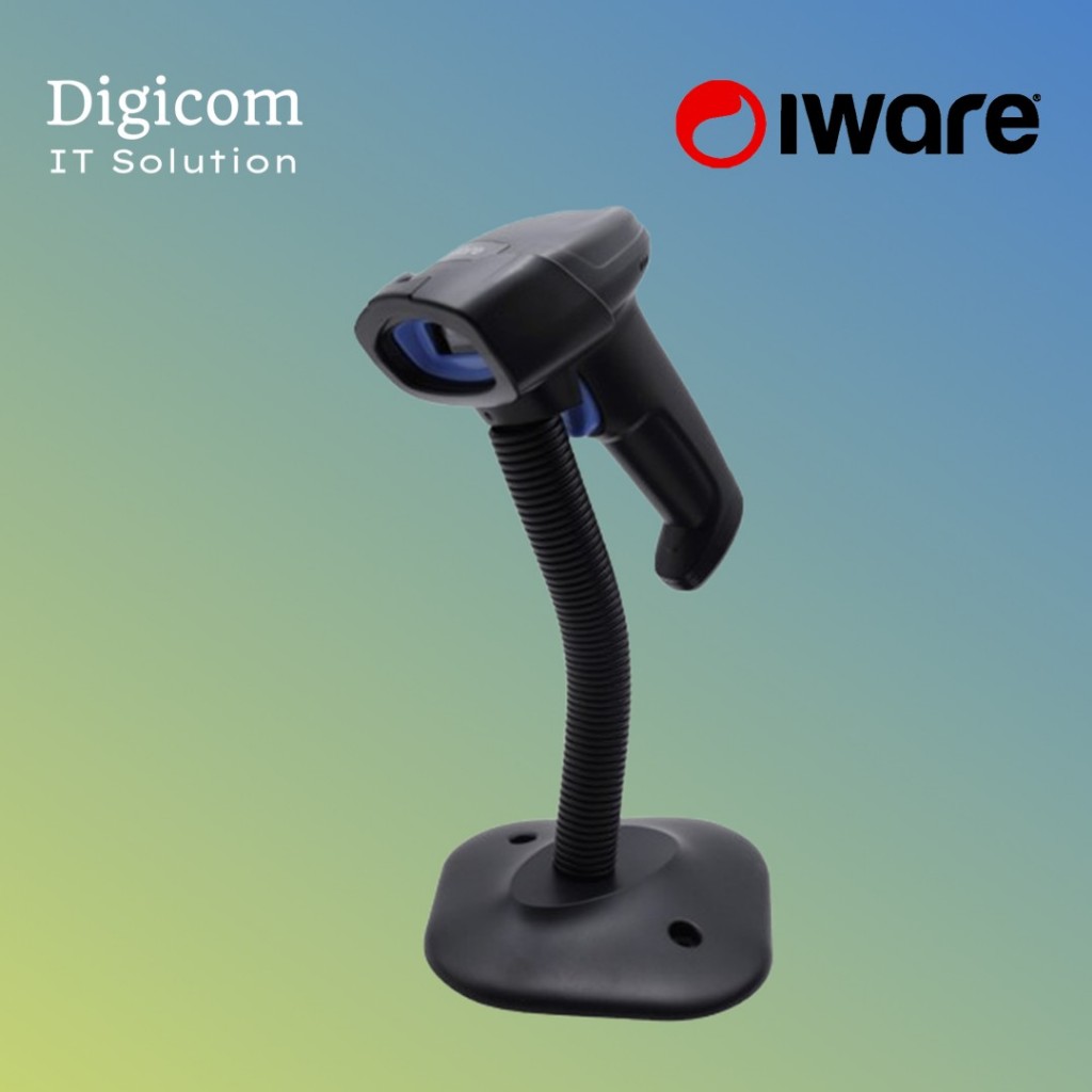 Jual SCANNER BARCODE IWARE X-201U USB WITH STAND | Shopee Indonesia