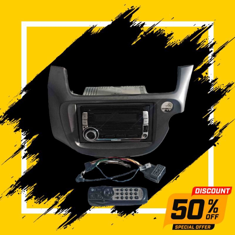Jual Double Din head Unit Kenwood Jazz Original GE8 copotan mobil ...