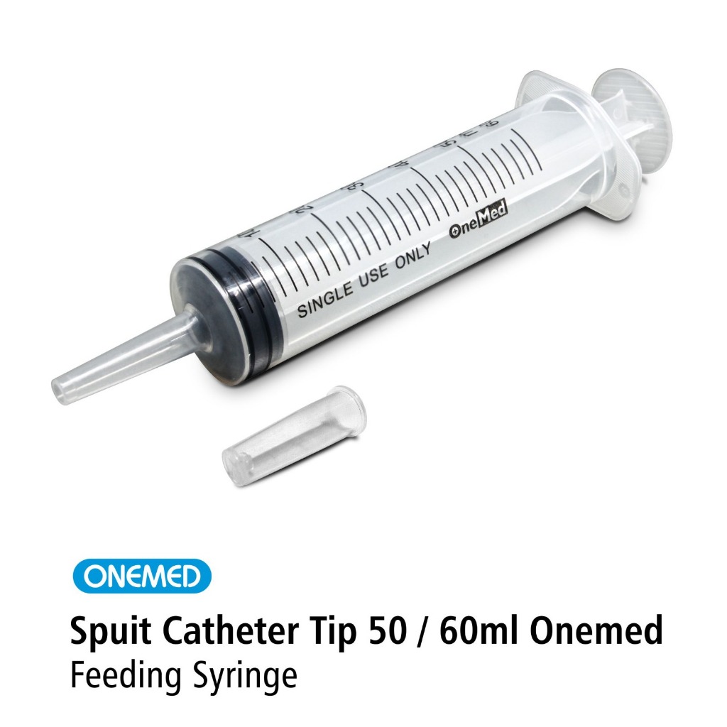 Jual Feeding Syringe 50cc Catheter Tip Onemed BN | Shopee Indonesia