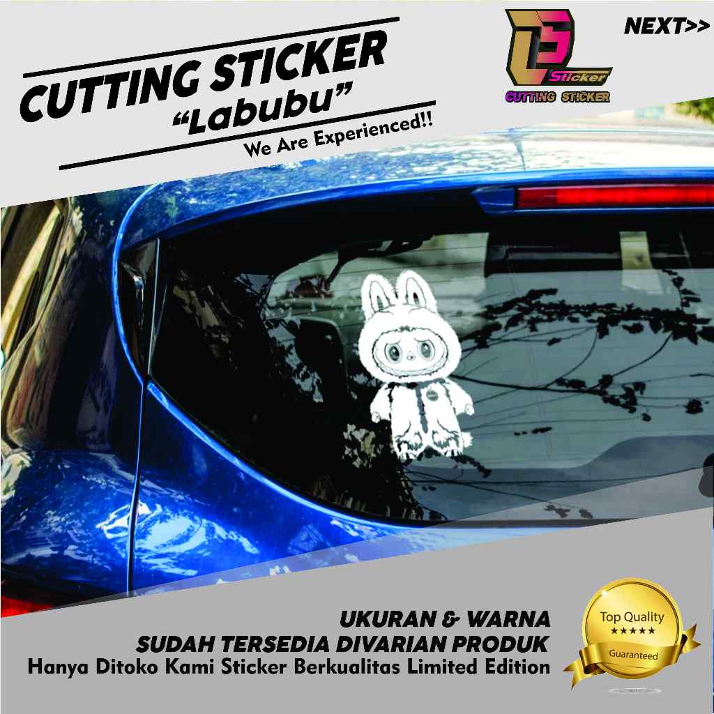 Jual Cutting Stiker Labubu Variasi Motor Mobil Sticker Boneka Viral ...