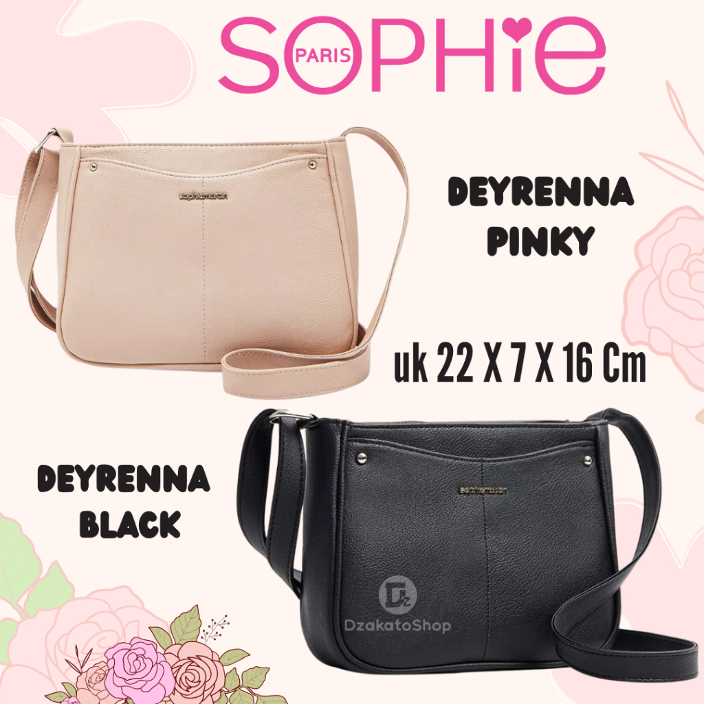 Jual Sophie Martin Paris Tas Selempang Wanita Deyrenna Pinky Black 2025 ...