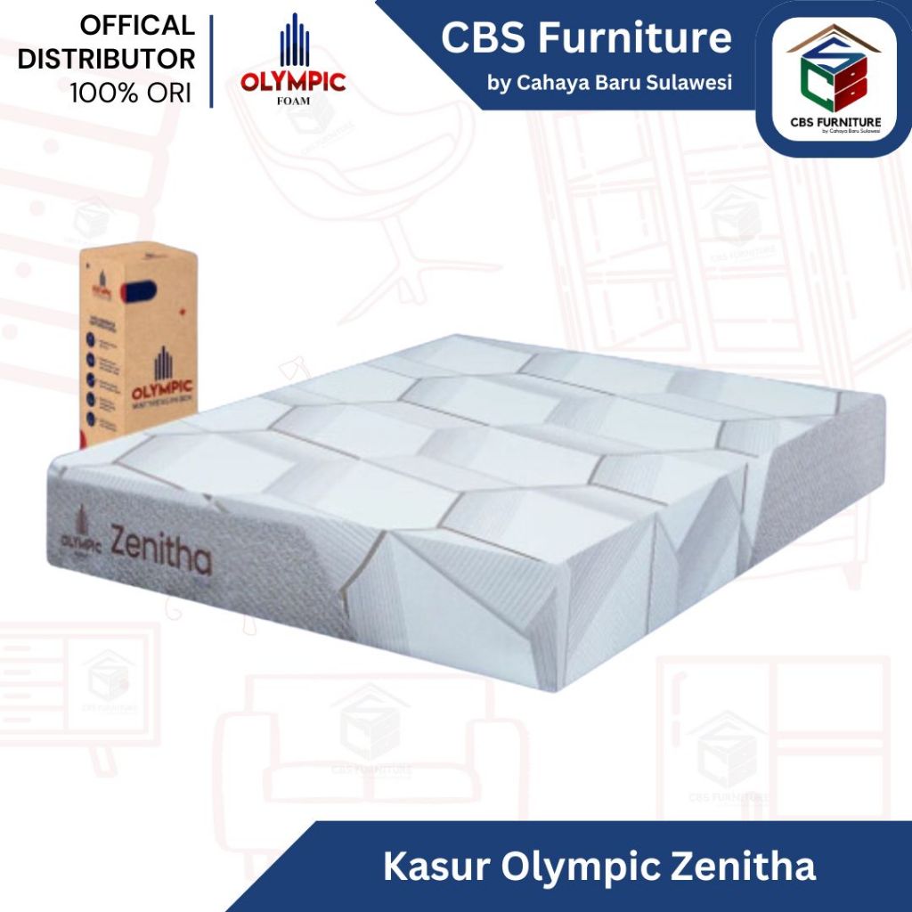 Jual Olympic - Kasur Alas Tidur Busa Olympic In Box Foam Zenitha | Shopee Indonesia