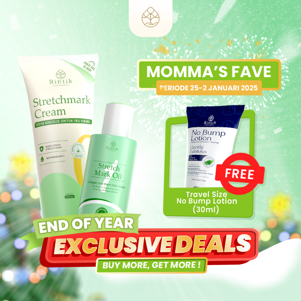 Jual [END OF YEAR EXCLUSIVE DEALS] Beli 1 Rintik Stretchmark Oil + 1 ...
