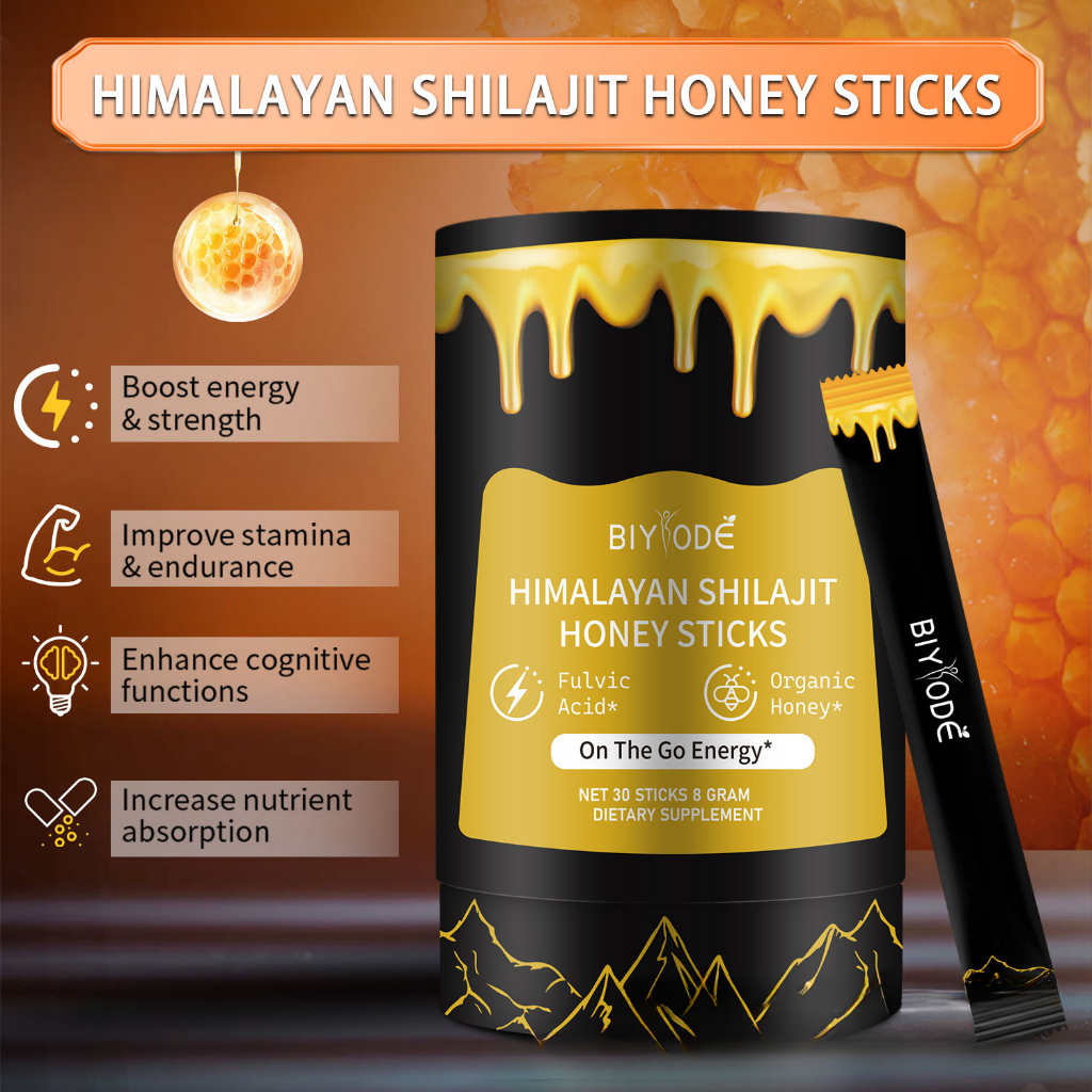 Jual Biyode Himalayan Shilajit Honey Sticks On The Go Energy Dietary ...
