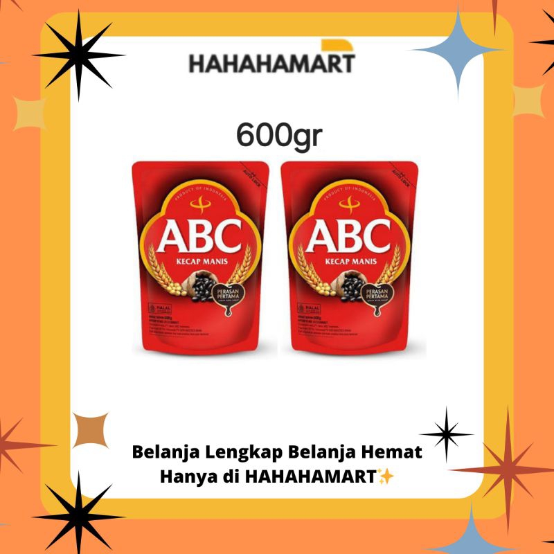 Jual ABC KECAP REFIL 600 GR || HARGA PAKET ISI (2 PCS) | Shopee Indonesia