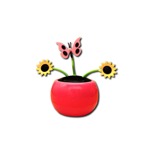 Jual Pajangan Mobil Dashboard Goyang Bunga Flip Flap Tenaga Solar Cell ...