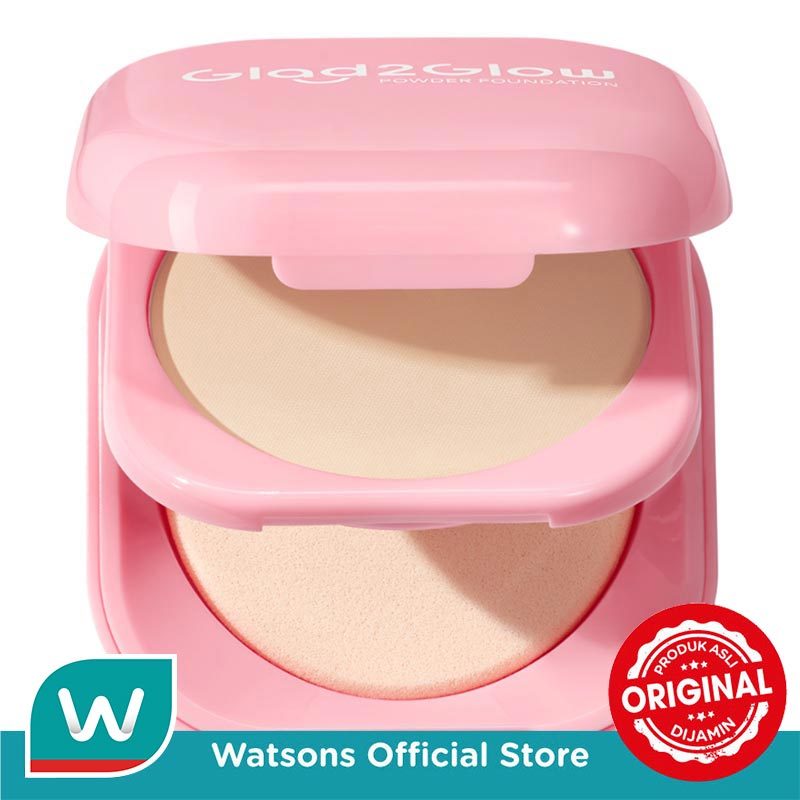 Jual Glad2Glow Perfect Blurring Powder Foundation 00 Affogato | Shopee ...