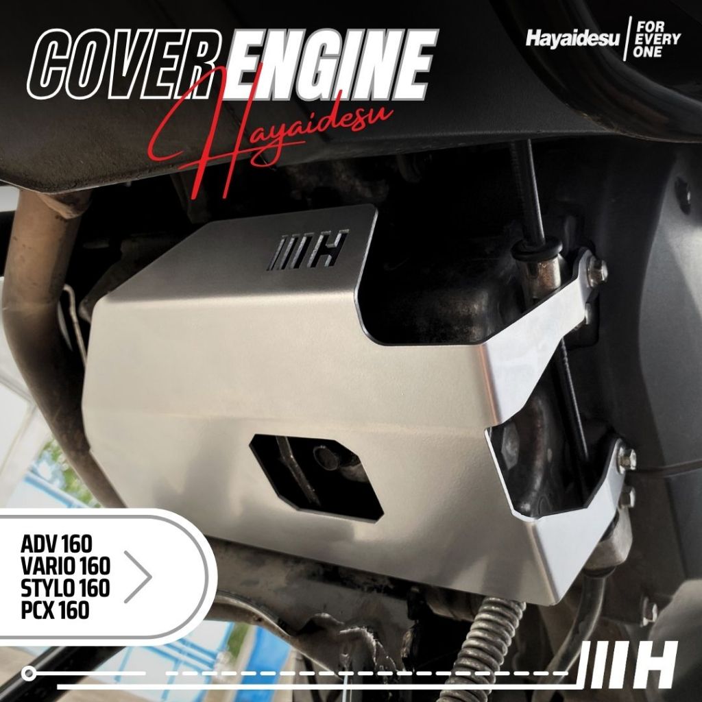 Jual Hayaidesu ENGINE COVER Pelindung Bawah Mesin Motor Honda VARIO 160, ADV160, STYLO, PCX 160 ...