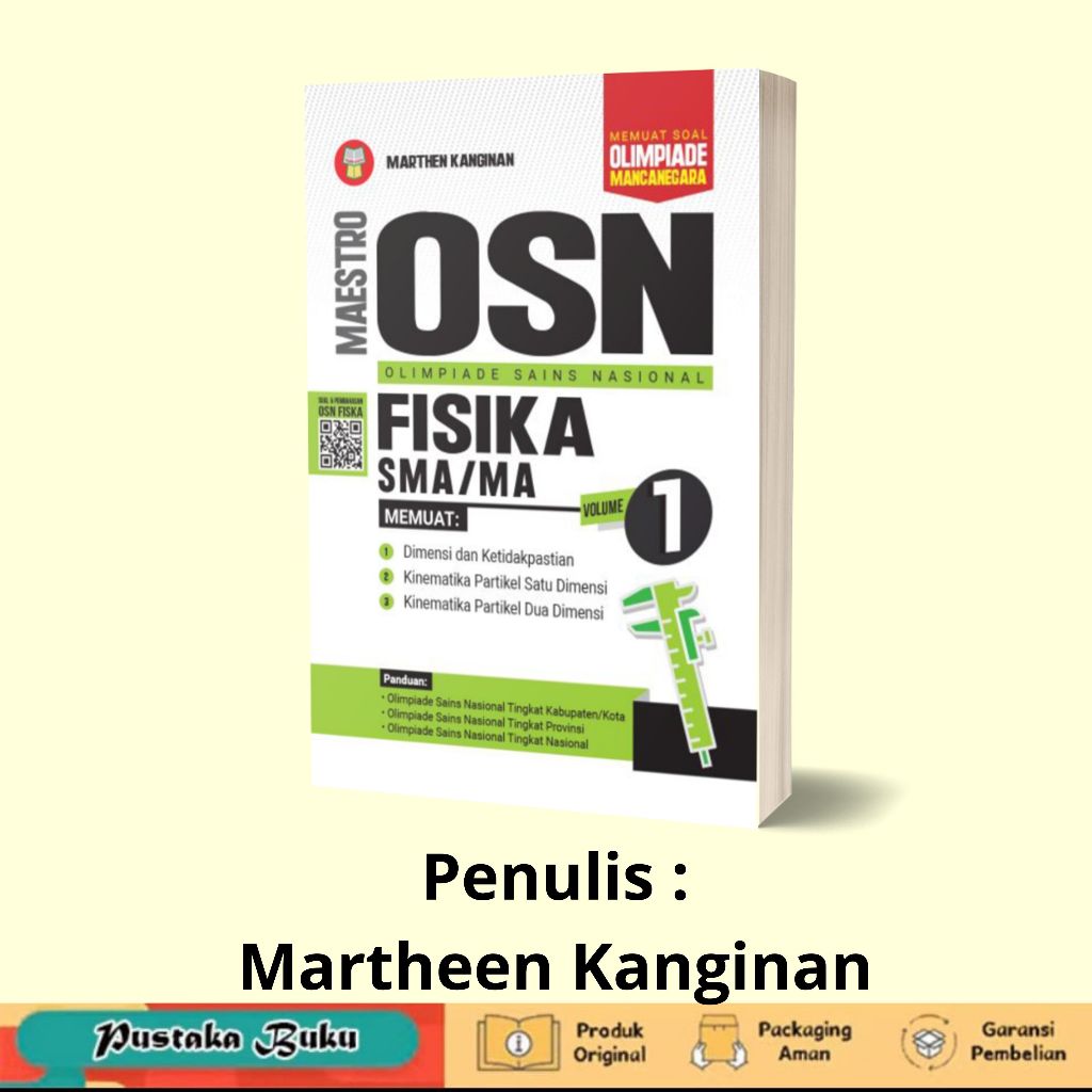 Jual Buku Maestro OSN/Olimpiade Fisika SMA/MA Volume 1 Martheen Kanginan | Shopee Indonesia